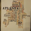 Atlanta Map Art, Atlanta Art Print, Atlanta Neighborhood Art Print ...