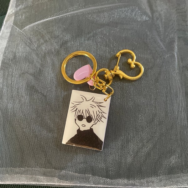 Gojo Satoru & Geto Suguru Keychain | JJK Inspired Jewelry | Polymer ...