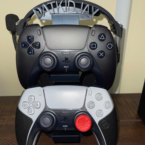 Personalized Headphone and Controller Stand, Personalize Gift - Etsy