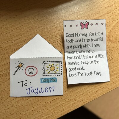 Tooth Fairy Letter Instant Download Tooth Fairy Letter and - Etsy