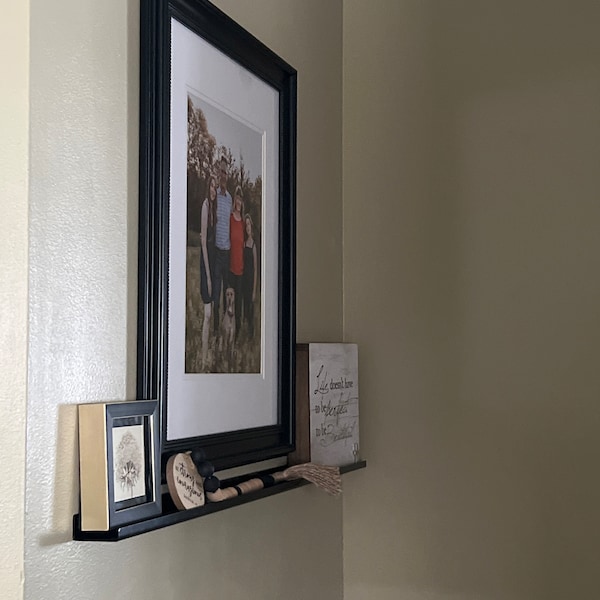 30" Over-the-range Modern Metal Ultraledge(r) Floating Shelf / Display ...