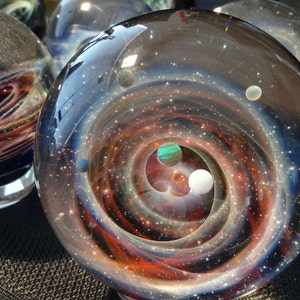 45mm Nebula Galaxy Glass Marble Opal Space Glass Sphere - Etsy