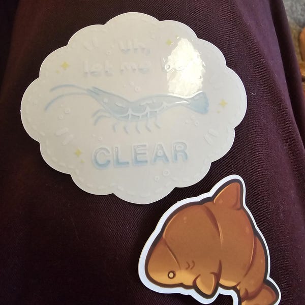 Hammerhead Shark "yippee!!" ⋆ Vinyl Glitter Sticker - Etsy