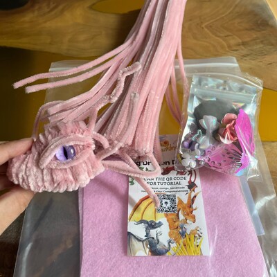 Pipe Cleaner Bunny Charm, Cute Keyring/ Bag Decoration, Little Fluffy ...