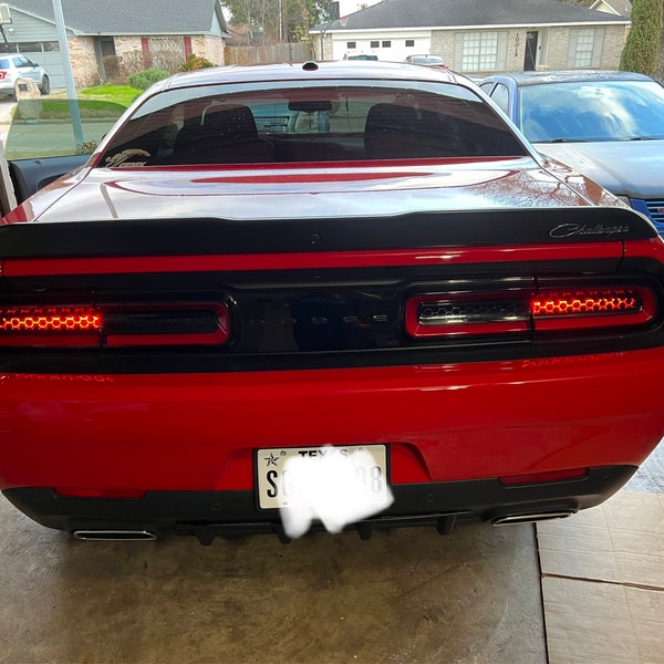Solid Honeycomb Brake Light/reverse Light Decal Overlay Fits Dodge ...