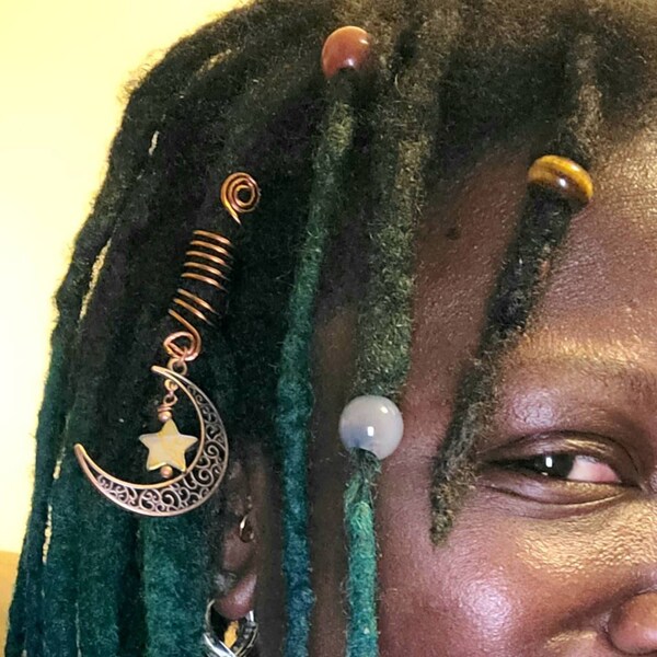 1 Bone Loc Dread Bead Melon Large Hole Bead Dreadlock Jewelry - Etsy
