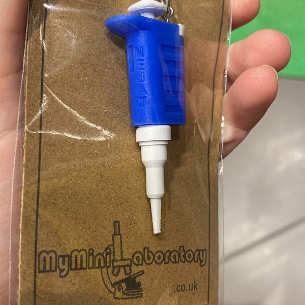 Pipette Keychain With Personalisation Science Keyring - Etsy
