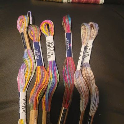 8x Purple DMC Flosses, Dmc Threads, DMC Kit, Dmc Set of Colors, Dmc ...