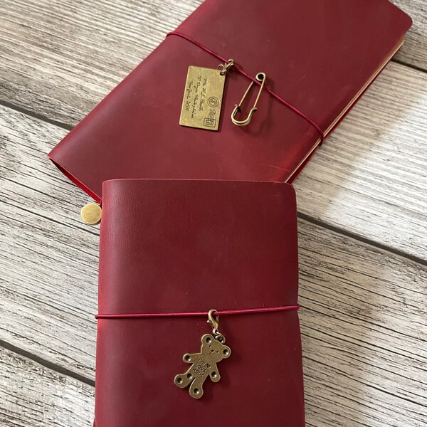100% Genuine Leather Traveler's Notebook Passport Standard Size TN ...