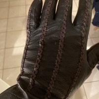 Women's Elegant and Classic Long Leather Gloves-warm and Super Soft 100% Silk Lining-black ...