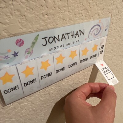 Editable Morning Routine Chart, Printable Folding / Flip Chart : Kids ...