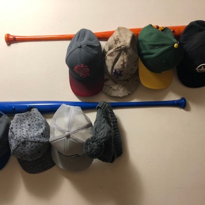 Baseball Bat Hat Rack - Etsy