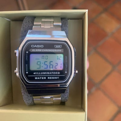 Casio Custom Hydro Mod Royale AE1200 Sand Star Watch Red and Yellow ...