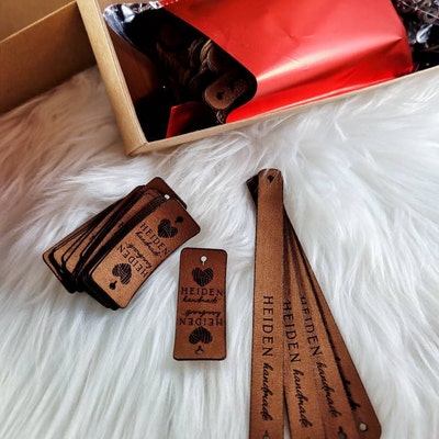 Custom Labels With Metal Rivet, Knitting Beanie Tags, Personalized ...