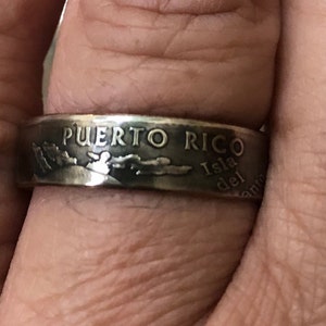 Puerto Rico Coin Ring - Etsy