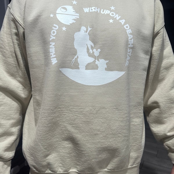 When You Wish Upon Death Star Svg, Mandolorian Svg, Baby Yoda Svg ...