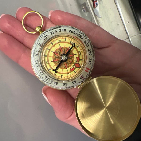 Engraved Compass, Personalized Compass. Boxed Compass - Groom Gift ...