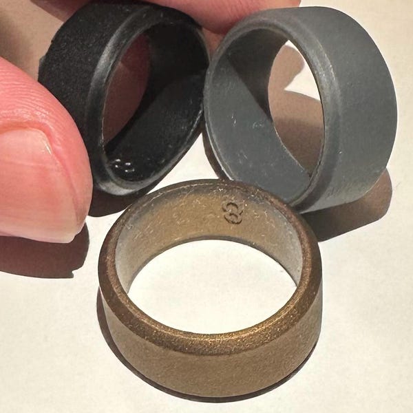 Tire Tread Ring Black Wedding Band Tire Ring 9mm Engagement Band ...