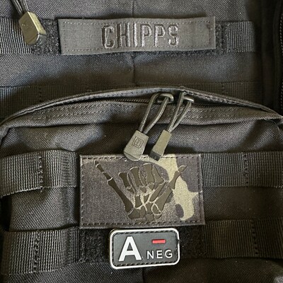 3x5in Custom Callsign Patch IR Patch Infrared Reflective Patches ...