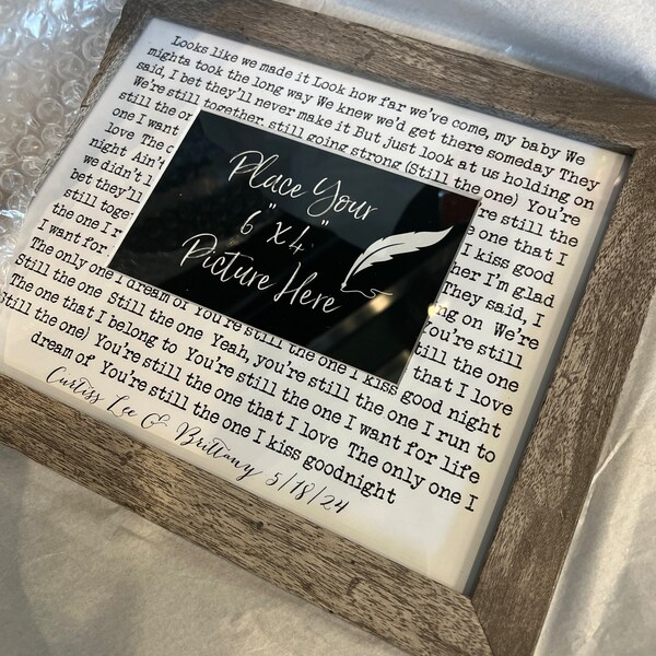 First Dance Lyrics Frame Mother Son Dance Lyric Picture Frame Mothers ...