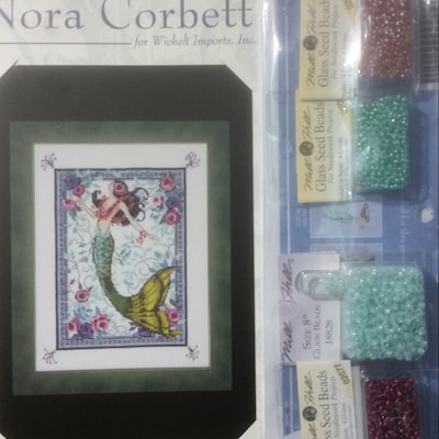 MIRABILIA Nora Corbett Cross Stitch PATTERN & EMBELLISHMENT Pack ...