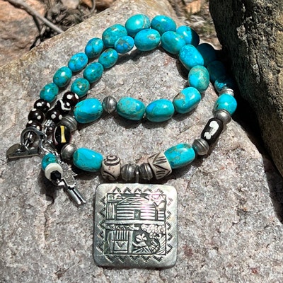 Apache Style Bone Choker Traditional Indian Four Strand - Etsy