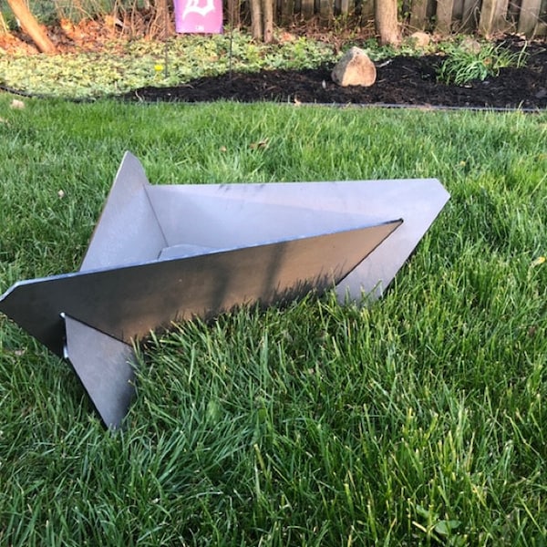 Medium Hot Rolled Steel Fire Pit - Etsy