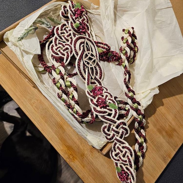 Handfasting Cord - Celtic 'nine Knots' Design - Serch Bythol - Custom ...