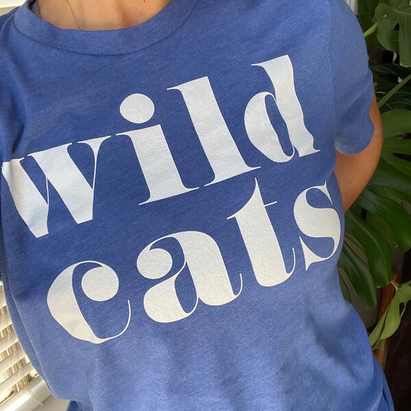In My WILDCAT ERA Tee * Groovy School Wildcat Mascot PTO Teacher ...