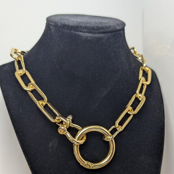 1x11mm 24k Shiny Gold Bar Chain, Gold Soldered Chain, Chain, Delicate ...