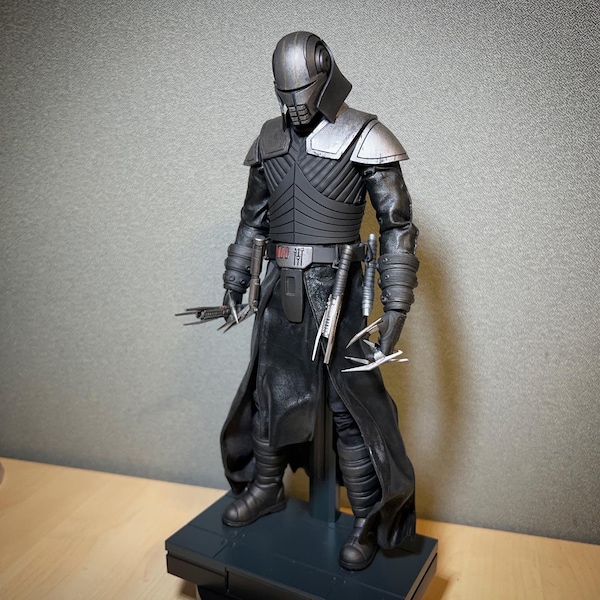 1:12/18/6 Scale Lord Starkiller Sith Stalker Figure Kit Star Wars Black ...