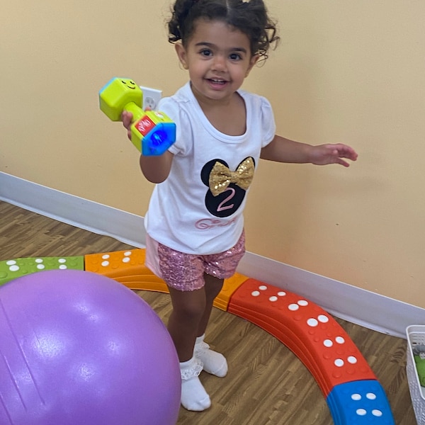 Mouse Birthday Outfit: Personalized Embroidered Top Sequin Shorts Hair ...