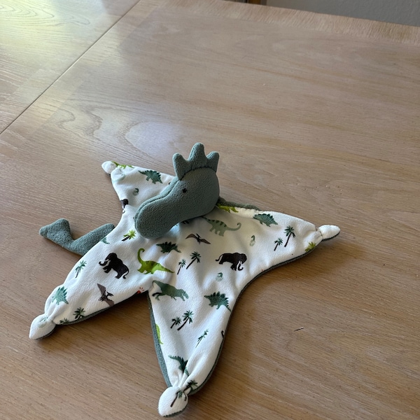 Dinosaur Comforter Pattern, Baby Lovey Pattern Tutorial, Dino Sewing ...