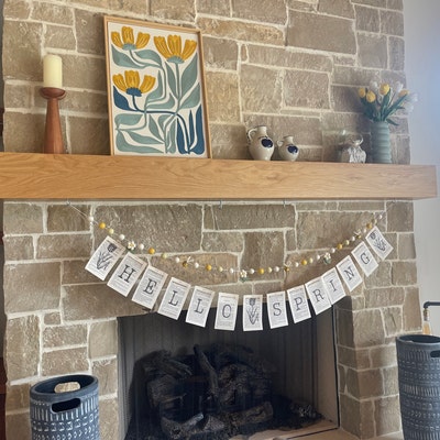 Spring Banner, Spring Garland, spring, Bunting Banner, Pennants, Rustic ...