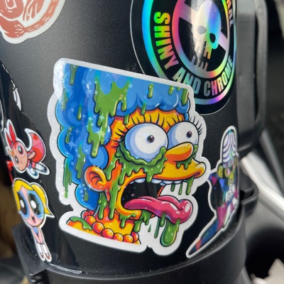 Hangry Marge. Bumper Sticker, Vinyl, Pc Sticker, Laptop Sticker ...