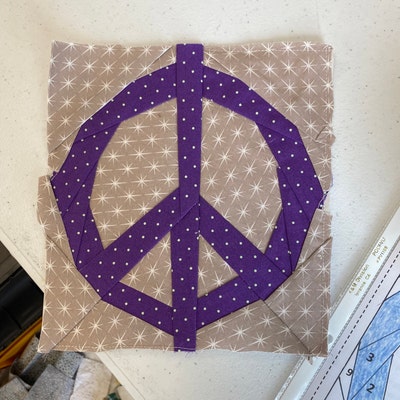 Chinese Crested Paper Pieced Block Pattern in PDF - Etsy