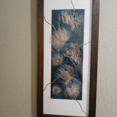 THE SKINNY Mixed Colour Maple Leaf Framed Signed ORIGINAL Artwork Real ...