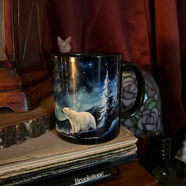 Ocean Puffin Ceramic Mug, Atlantic Puffing Mug, 11oz Stained Glass ...