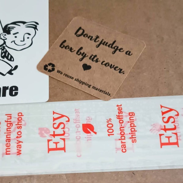 Recycle Sticker for Packaging | Don't Judge a Box by It's Cover Sticker ...