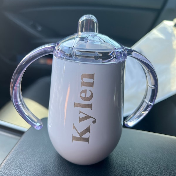 Personalized Sippy Cup, Stainless Steel Toddler Cup, Birthday Gift, Kid ...