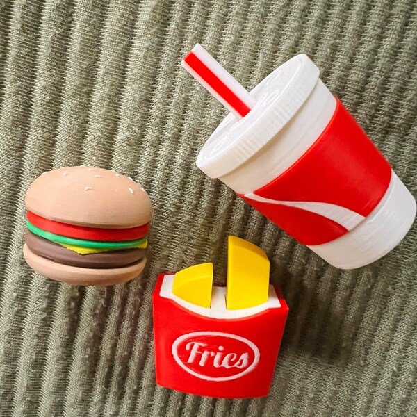 Cheeseburger Magnetic Fidget Toy 4 Piece Magnetic Slider Stim Toy ...