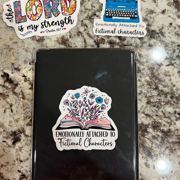 Emotionally Attached to Fictional Characters Stickers | Literary ...