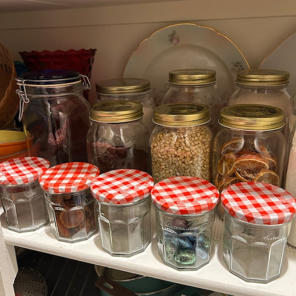 Bonne Maman Mini 1 Oz. Jam/jelly Jars; Perfect Storage for Beads ...
