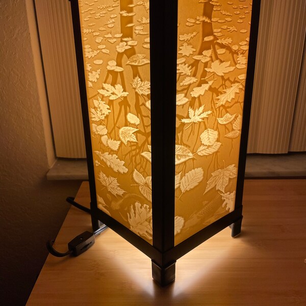 Still Reflections Lithophane Lamp - Porcelain Luminaire Accent Lamp, M ...