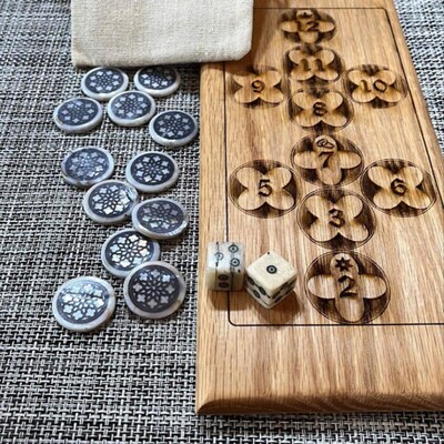 Medieval Bone Dice Set D4 set of 5 Set for Gaming SCA - Etsy