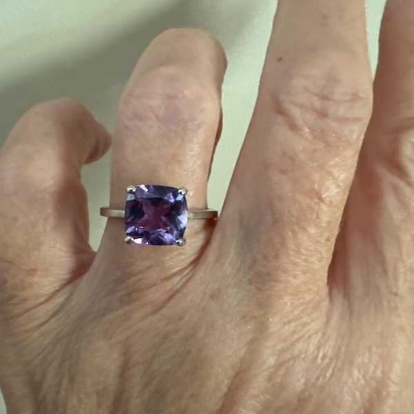 Red Ruby Ring, Oval Cut Ruby, 925 Sterling Silver, Purpose Ring, Ruby ...