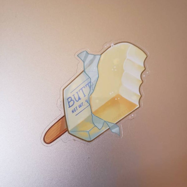 Popsicle Stickers - Transparent Stickers - Popstickles - Butter ...