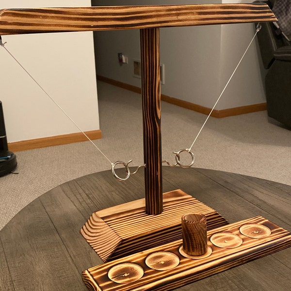 Personalized Wooden Ring Toss Game - Custom Name/phrase - Wedding, Man ...