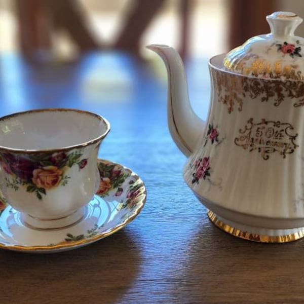 Royal Albert Polka Dot Pink Teacup and Saucer, Bone China England ...