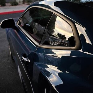 It is What It is Vinyl Decal Bumper Sticker for Car Window - Etsy